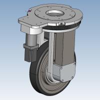 China Brushless AGV / Forklift Drive Wheel , 1500W 1T Vertical Steering Wheel for sale