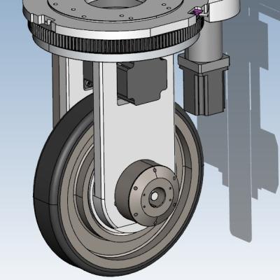 China 8NM 1000KG AGV Drive Automatic Steering Wheel For Storage Equipment for sale