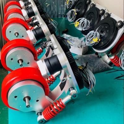 China 2000W Planetary Reducer AGV Industrial Drive Wheels Heavy Duty Robot Wheels for sale
