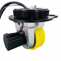 China 400W 50m/min AGV Single Drive Wheel 30I Speed Ratio Servo Motor 48V for sale