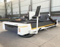 China CNC Open Type Fiber Laser Cutting Machine Metal 4015 2000W With Two Changable Tables for sale