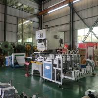 China Automatic Aluminum Foil Lunch Box Production Line 3 Cavity 4 Cavity for sale