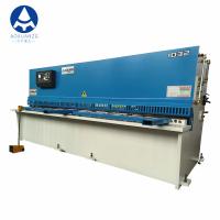 China Carbon Steel CNC Hydraulic Guillotine Shear Cutter 10mm Thickness for sale