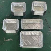 China High Speed 63T Aluminum Automatic Foil Food Box Production Line 250ml 2 cavitys punching machine for sale