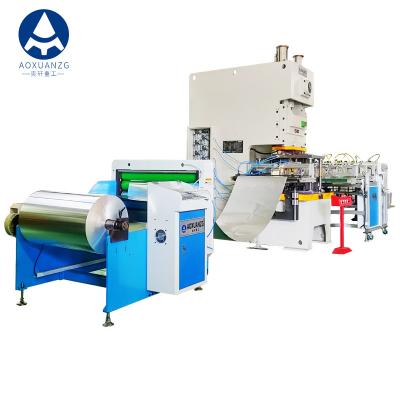 China Aluminium Foil Big Dinner Box Cup Forming Machine Full / Semi Auto for sale
