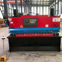 China 6x1600mm Metal Plate Hydraulic Guillotine Cutting Shears With 2 Cylinder for sale