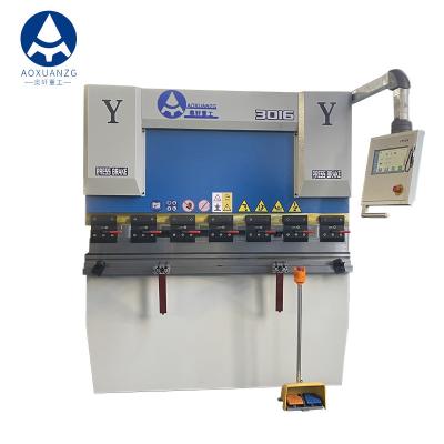 China 30T 1600MM Hydraulic Press Brakes With Tp10s High Accuracy 0.02mm for sale
