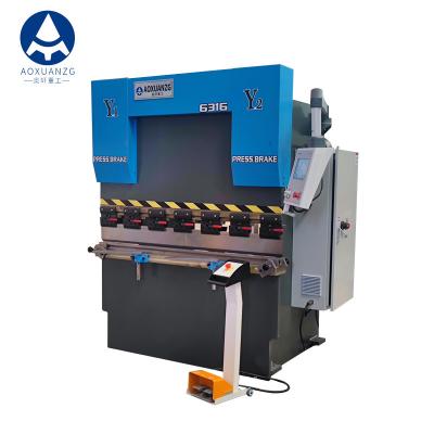China CNC Servo Control TP10S Hydraulic Bending Machine 63T 1600MM for sale