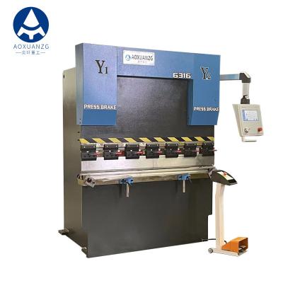 China High Accuracy 63T Hydraulic Press Brake CNC Bending With TP10S for sale