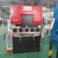 China 4012 Mini Hydraulic Press Brake Plate Bender Folding With TP10S Controller for sale