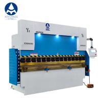 China 125T3200MM CNC Hydraulic Bending Machine With 7 Inches Touch Screen Interface for sale