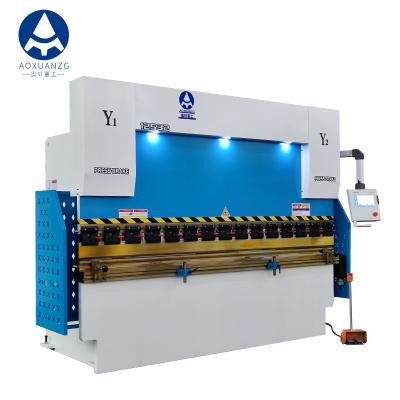 China 125T3200MM CNC Hydraulic Bending Machine With 7 Inches Touch Screen Interface for sale