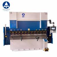 China 4+1 Axis Cnc Hydraulic Mild Steel Plate Press Brake With Da53T Controller for sale