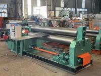 China Carbon Steel Automatic Three Roller Plate Rolling Machine 12x2000mm for sale