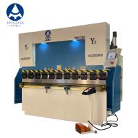 China WC67K-63T 2500mm Hydraulic Bending Machine 7 Feet Tp10s Servo Motor for sale