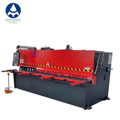 China QC12K-4*3200 Hydraulic Swing Beam Shearing Machine With E21S Controller for sale