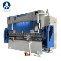 China 8+1 Axis 3200mm 110T Hydraulic  Press Bender With DA66T Main Servo Motor for sale
