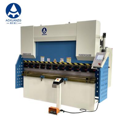 China 125T2500MM Hydraulic Bending Machine CNC Press Brakes With TP10S Single 220V Motor for sale