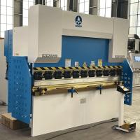 China Hydraulic CNC Automatic Sheet Folding Machine 1250KN 2500mm TP10S Iron Sheet Bender Single Phase for sale