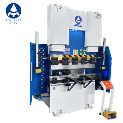 China CNC Press Brake Mini Electro Hydraulic Bending Machine 40T1200mm DA53T 4+1 Axis for sale