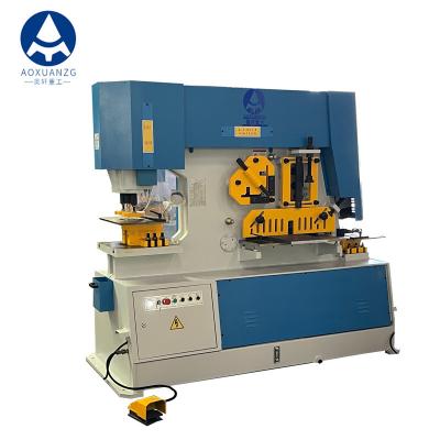 China High Pressure 120T Punching Thickness 28mm Hydraulic Ironworker Machine, 2355*960*2200mm Dimension for sale
