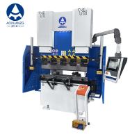 China 400kn 1600mm Press Brake Machine With DA53T 4+1 Axis CNC Hydraulic Bending Machine To BrazilBra for sale