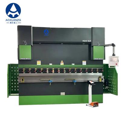 China High Efficiency 1600KN Tp10s Controller Hydraulic Folding Press Brake 3200mm CNC Servo Motor for sale
