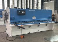 China 3200mm Guillotine Cutter 6mm Hydraulic Guillotine Shearing Machine With Pneumatic Support Rack for sale