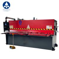 China QC11K-4*3200 4mm Thickness E21 Controller Swing Beam Hydraulic Metal Sheet Cutting Machine for sale