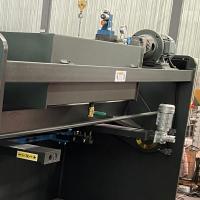 China CNC Hydraulic Swing Shearing Machine 3200mm Cutting Width 3900x1750x1900mm Overall Dimension 20-500mm Back Gauge Range for sale