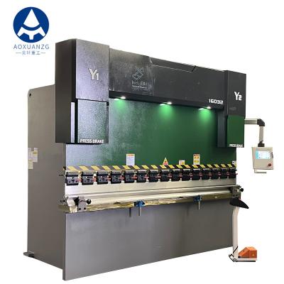 China Aoxuan WC67Y-160T3200 Torsion Bar Press Brake Integrally Welded Structure for sale