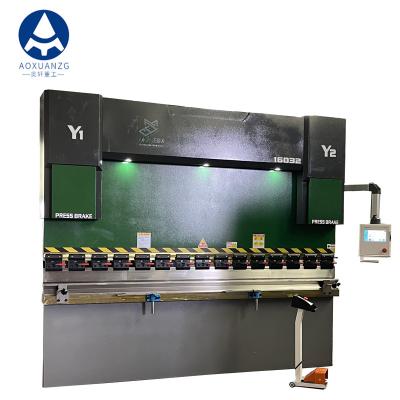 China NC WC67Y-125T3200 Torsion Bar Press Brake 7.5KW Motor TP10S CE For Sheet Metal High Strength Steel for sale