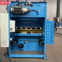 China Small Press Brake 80T1600 6mm Carbon Steel 3mm Stainless Steel 5 Feet CNC Hydraulic Bending TP10S Controller 3Kw for sale
