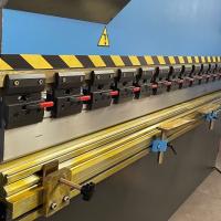 China 4mm Carbon Steel Hydraulic NC Press Brake 3200mm Press Bending Machine 100T With E21 for sale