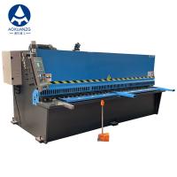 China Manual Blade Gap Adjustment Swing Beam Metal Steel Hydraulic Shearing Machine With E21s Estun for sale