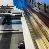 China 220T 3200 Folding Hydraulic CNC Press Brake For Sheet Metal Plate DA53T Control 4+1 Axis for sale