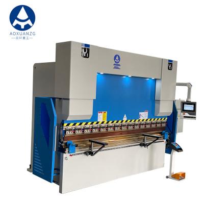 China 220T 3200 Folding Hydraulic CNC Press Brake For Sheet Metal Plate DA53T Control 4+1 Axis for sale