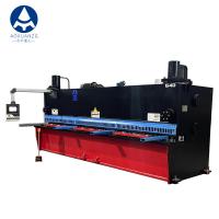 China QC12K-6*4000 Precision Hydraulic Guillotine Shearing Machine And 1-2° Shearing Angle for sale