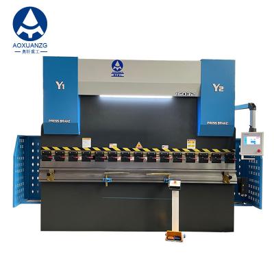 China 2500mm Hydraulic CNC Press Brake Metal Shelf Bending Folding Machine 160T Servo Motor for sale