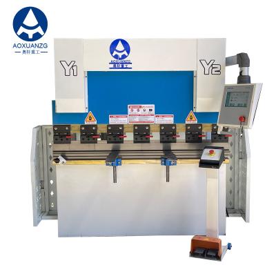 China 300KN Nominal Pressure Hydraulic Press Brakes 1600mm CNC Bending Machine With Tp10s Controller for sale