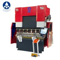 China WE67K-80T2500 Hydraulic CNC Press Brake Electro Hydraulic Bending Machine HK58T Controller for sale