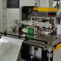 China Round Square Aluminum Foil Lunch Food Box Pneumatic Punching Machine High Speed for sale
