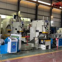 China Round Square Aluminum Foil Lunch Food Box Pneumatic Punching Machine High Speed for sale