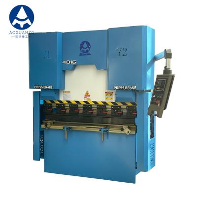 China 40T 1600mm Long CNC Metal Steel Plate Press Brake With Torsion Bar E21 Controller for sale