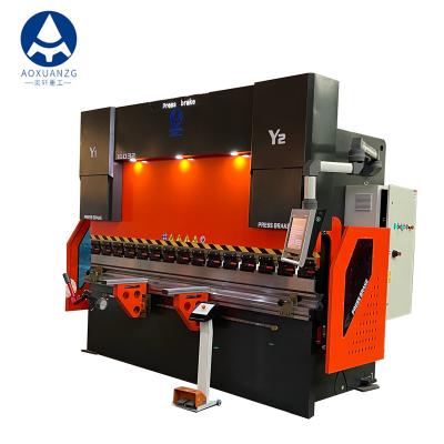 China Auto Bending Machine Hydraulic Press Brake Angle Programming 3D Drawing DELEM DA58T 10 Feet for sale