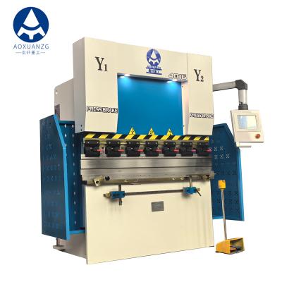 China CNC Servo Press Brake Hydraulic Press Brakes 2500mm Worktable  Sheet Metal Bending for sale