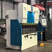 China Hydraulic Press Brakes 1600mm Worktable Servo Press Brake CNC Controller Smooth Metal for sale