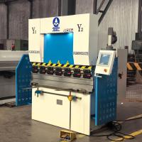 China Hydraulic Press Brakes 1600mm Worktable Servo Press Brake CNC Controller Smooth Metal for sale
