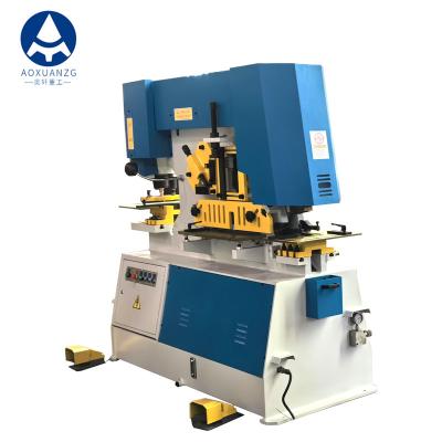 China Hydraulic Ironworker Machine With Bending Shearing And Punching for sale