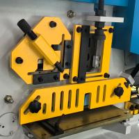 China Hydraulic Ironworker Machine With Bending Shearing And Punching for sale